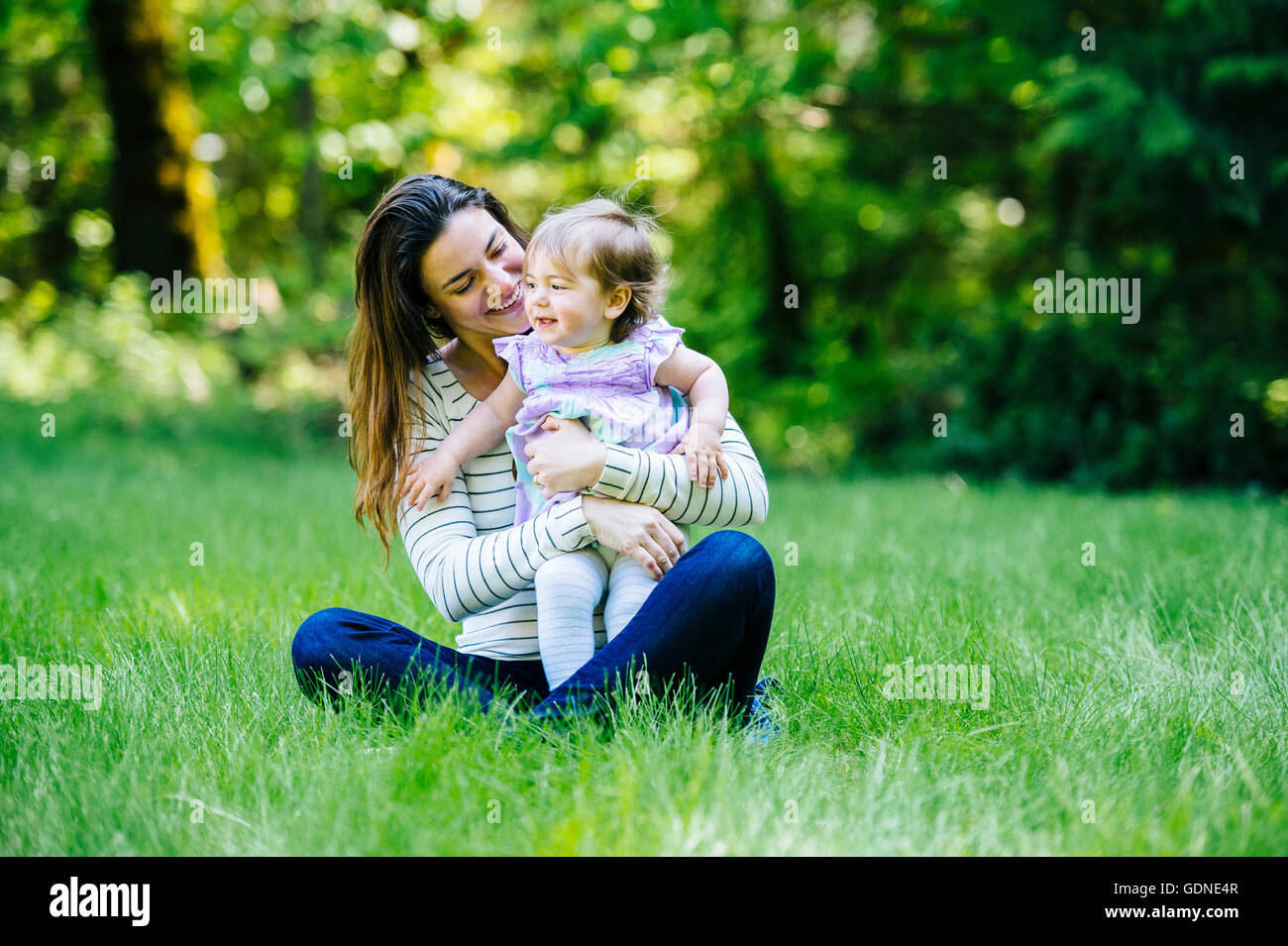 Hugging legs hi-res stock photography and images - Alamy