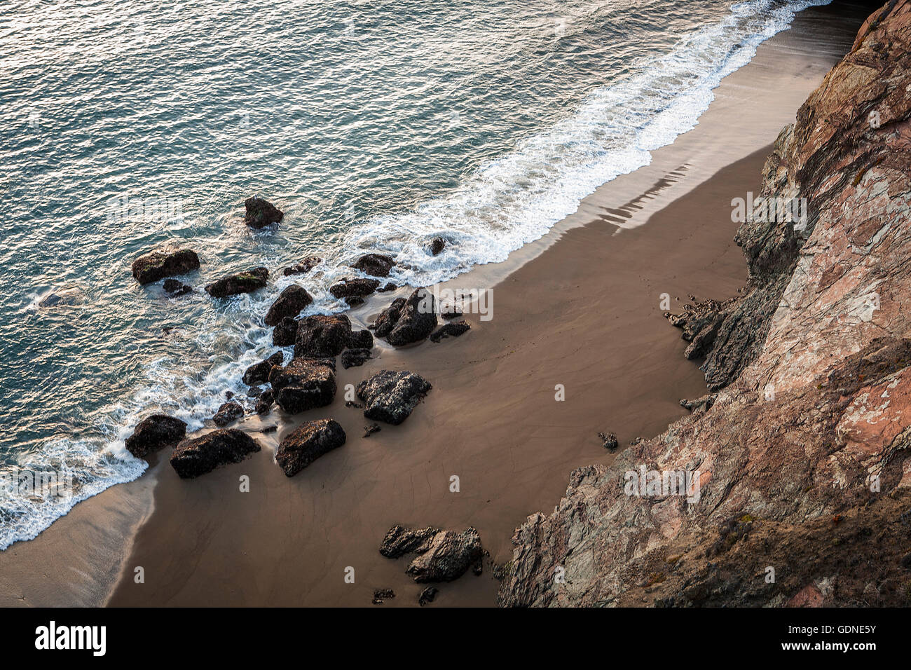 Marin Headlands, Rodeo Beach, California, USA Stock Photo - Alamy