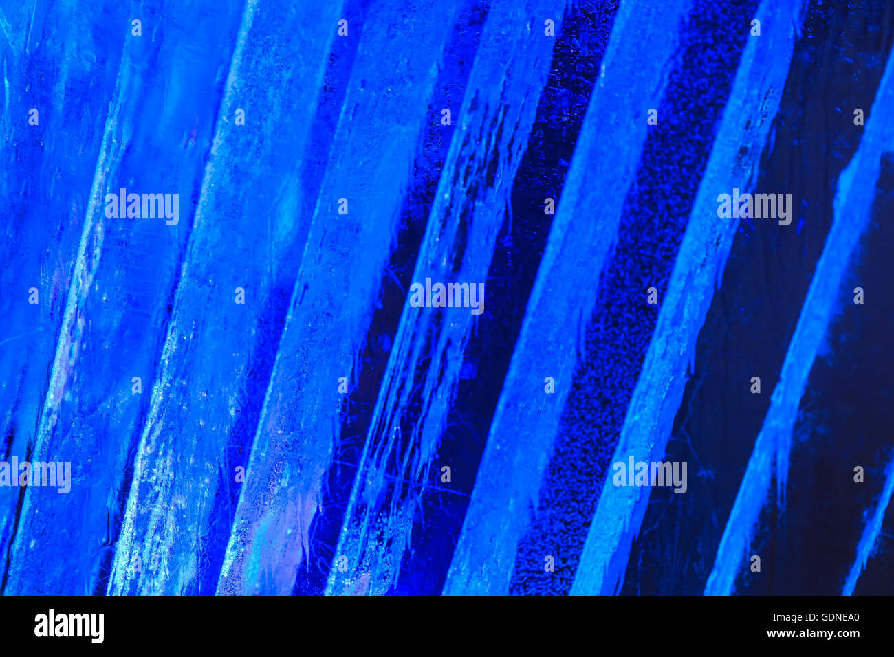 Stack of ice blocks near Fairbanks, Alaska Stock Photo - Alamy