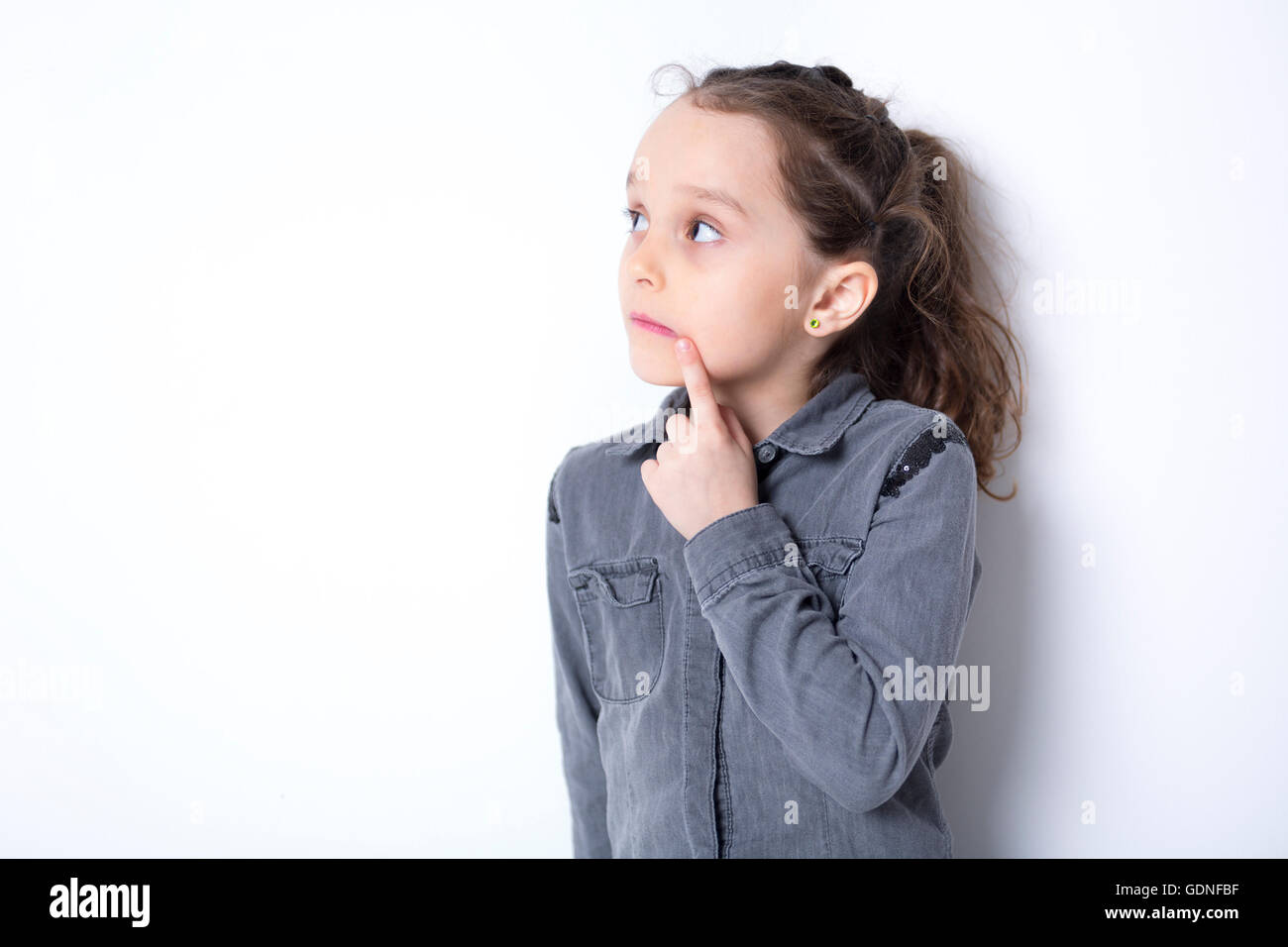 Question mark face child hi-res stock photography and images - Alamy