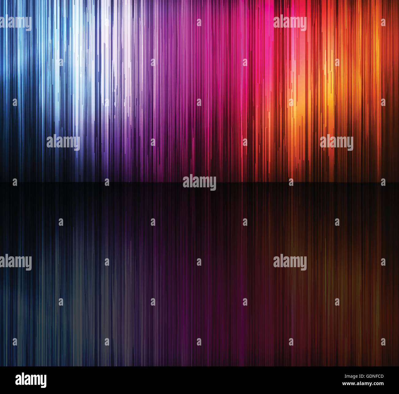 Neon abstract lines design on dark background vector Stock Vector Image ...