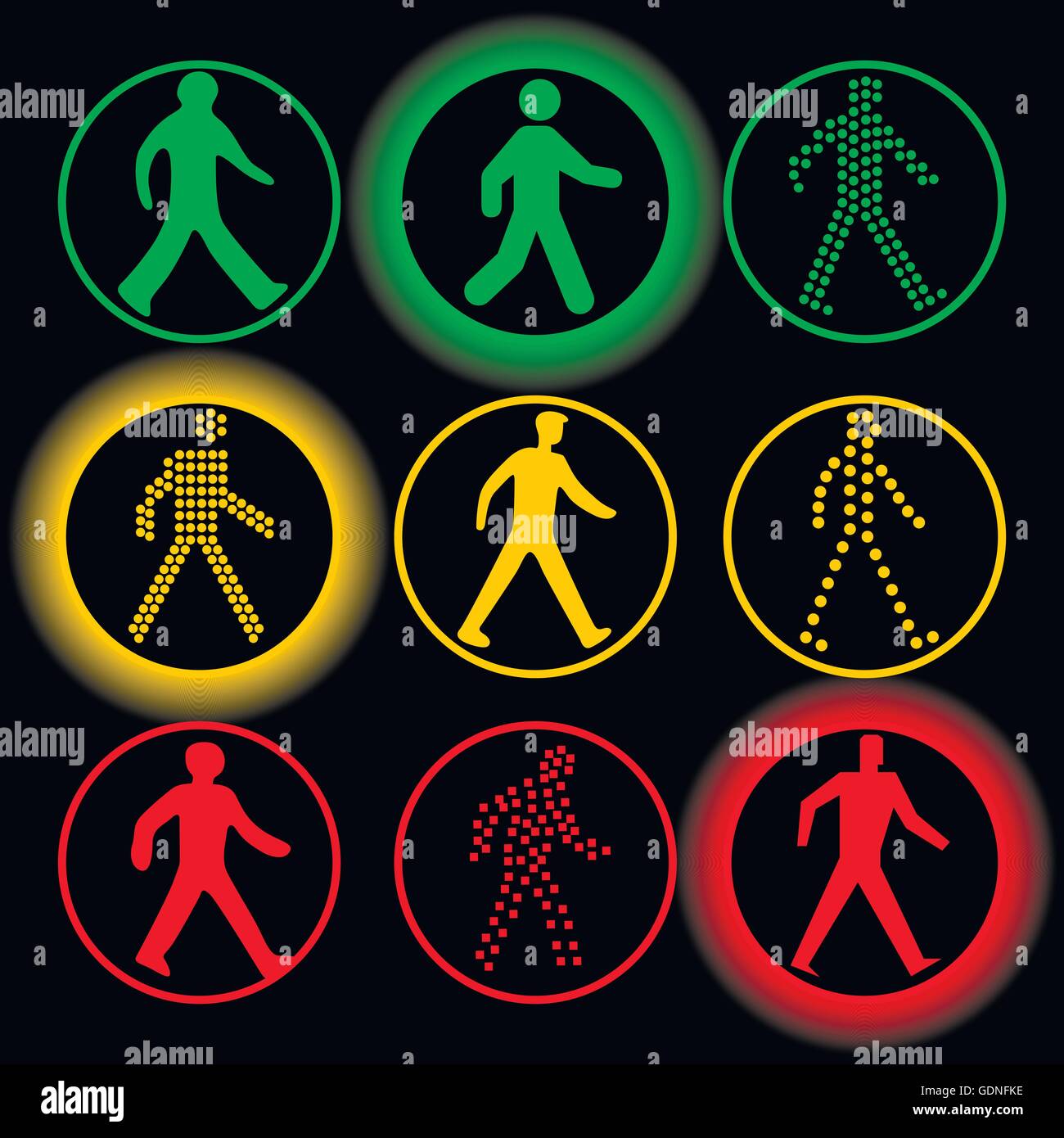 Silhouette circular shape sign car hi-res stock photography and images ...