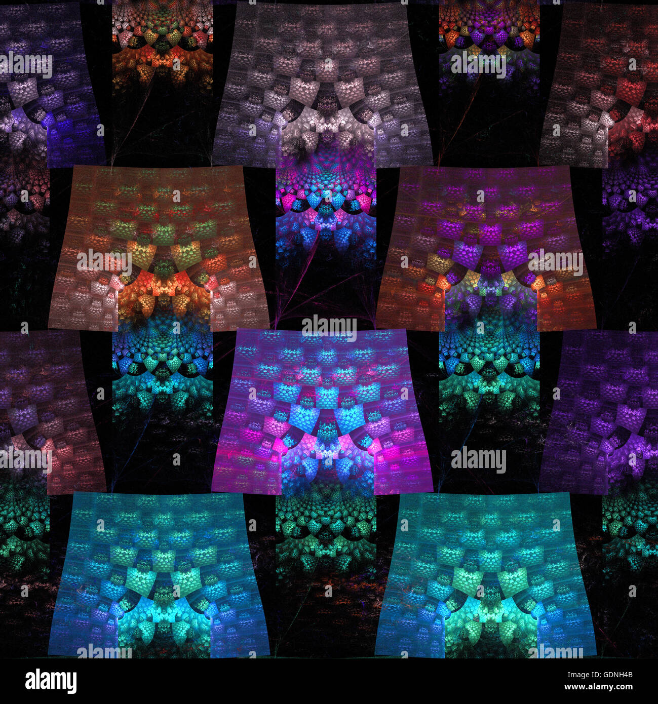 Abstract fractal fantasy magenta pattern fractal artwork for creative ...
