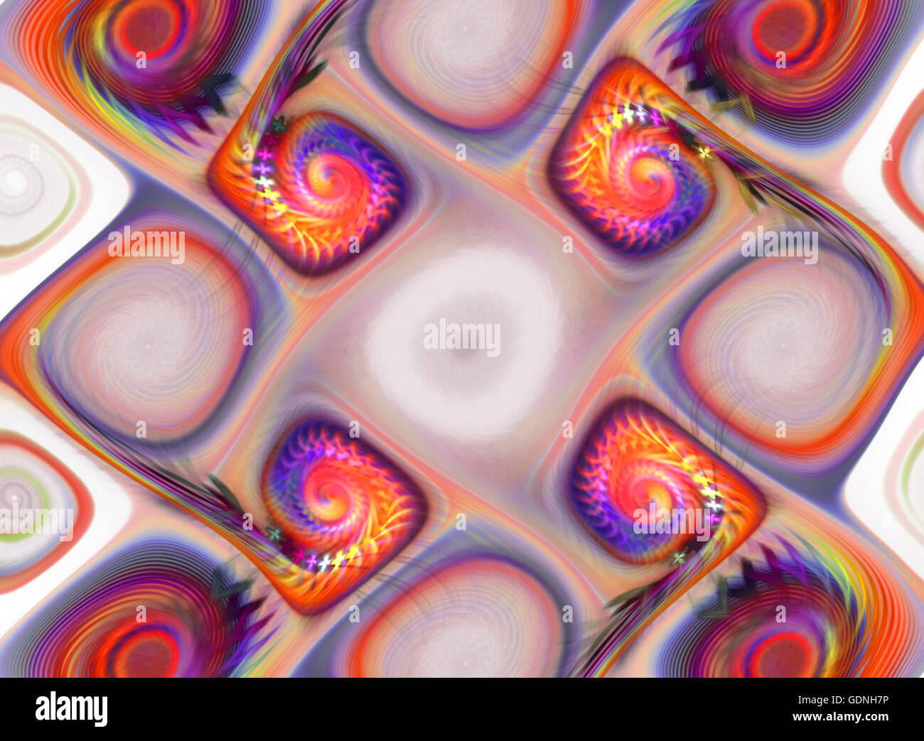 Abstract fractal fantasy multicolored pattern.Fractal artwork for ...