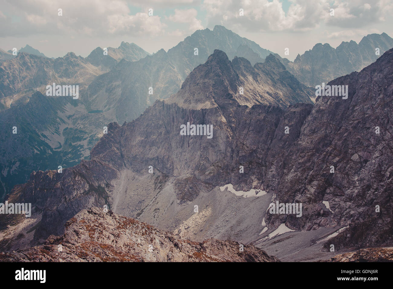 Mountain landscape in Tatras Stock Photo - Alamy