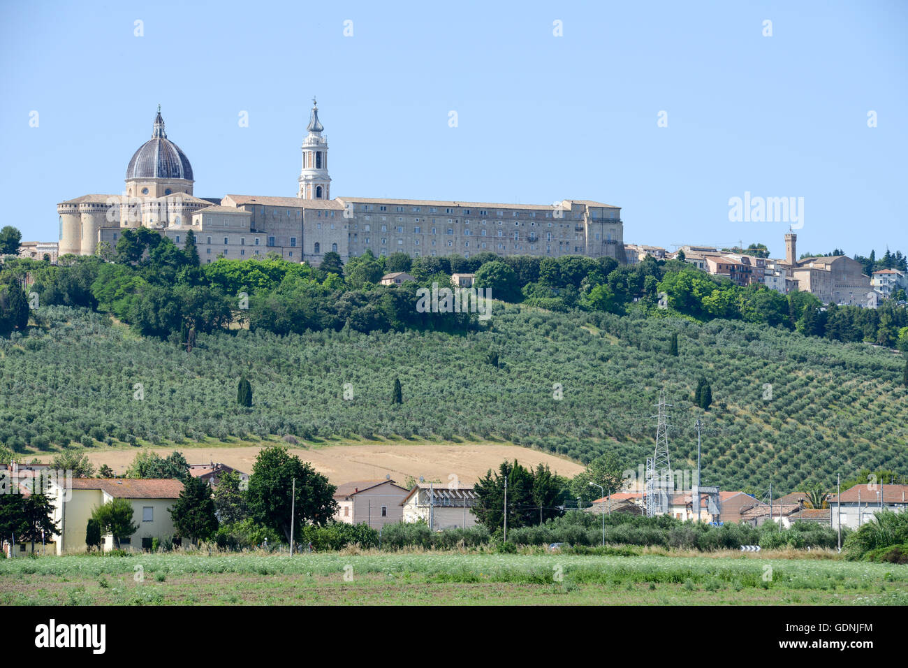 Shrine of Our Lady at Loreto on Marche, Italy Stock Photo - Alamy