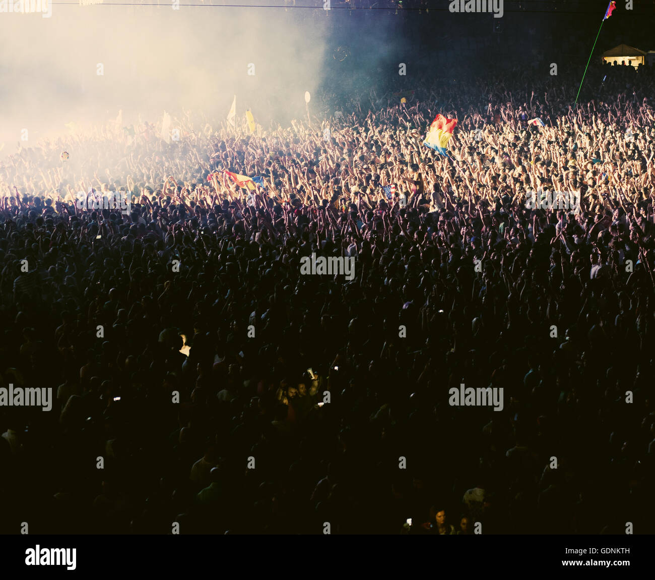 Crowd at concert Stock Photo - Alamy