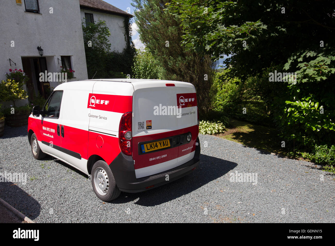 NEFF customer service van Stock Photo - Alamy