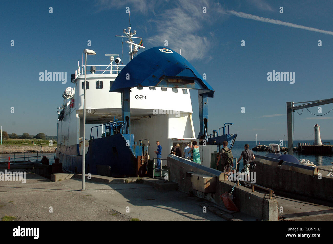 Passengers boarding small ferry hi-res stock photography and images - Alamy