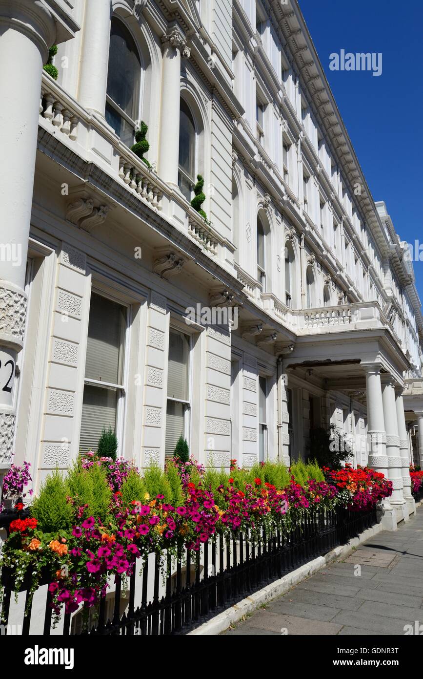 Houses in Lancaster Gate, London, England, UK Stock Photo - Alamy