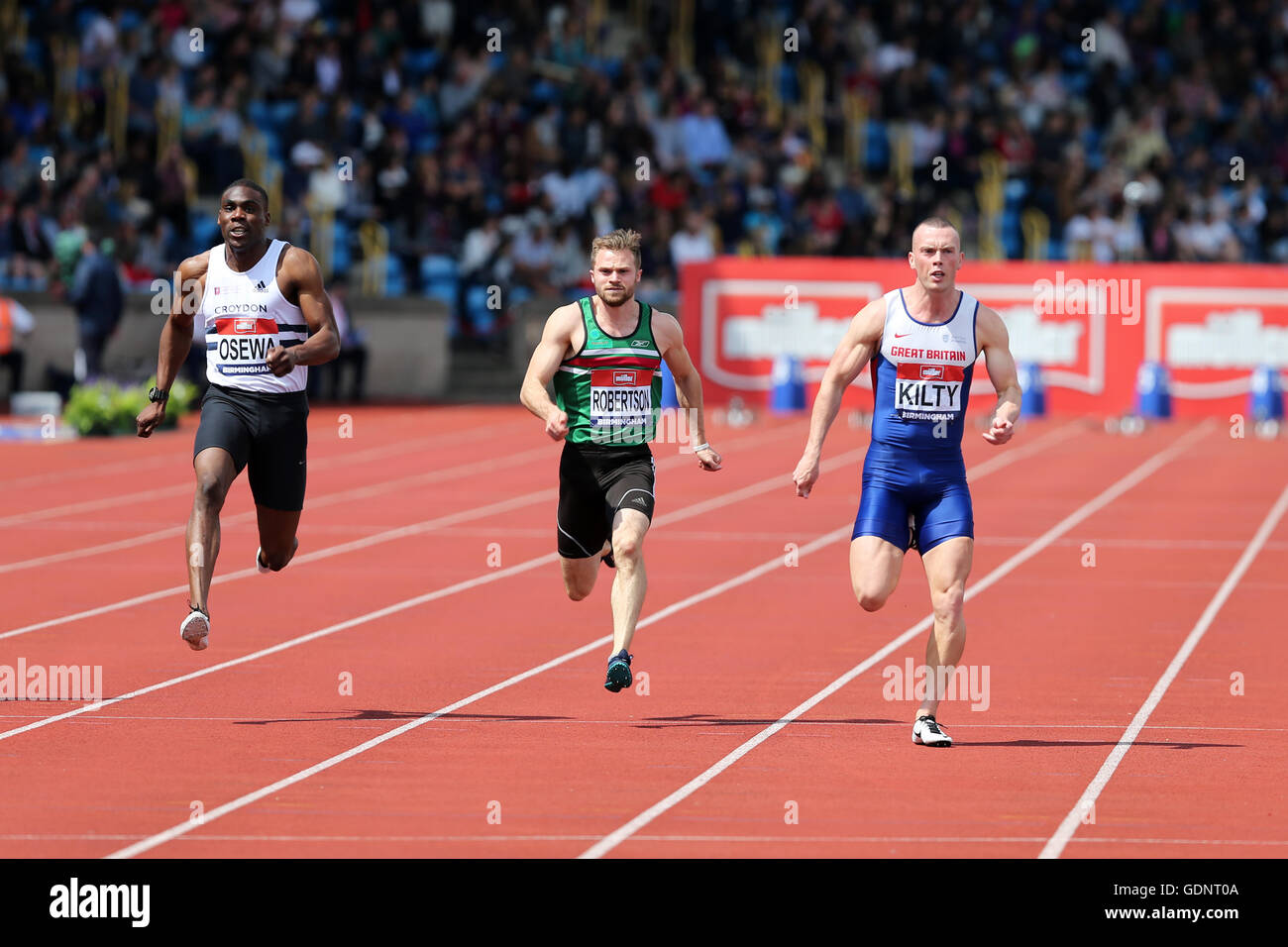 100m final and finishing line hi-res stock photography and images - Alamy
