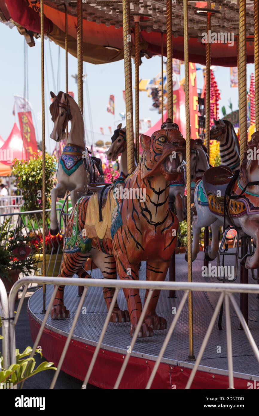 Fairground ride horse hi-res stock photography and images - Alamy