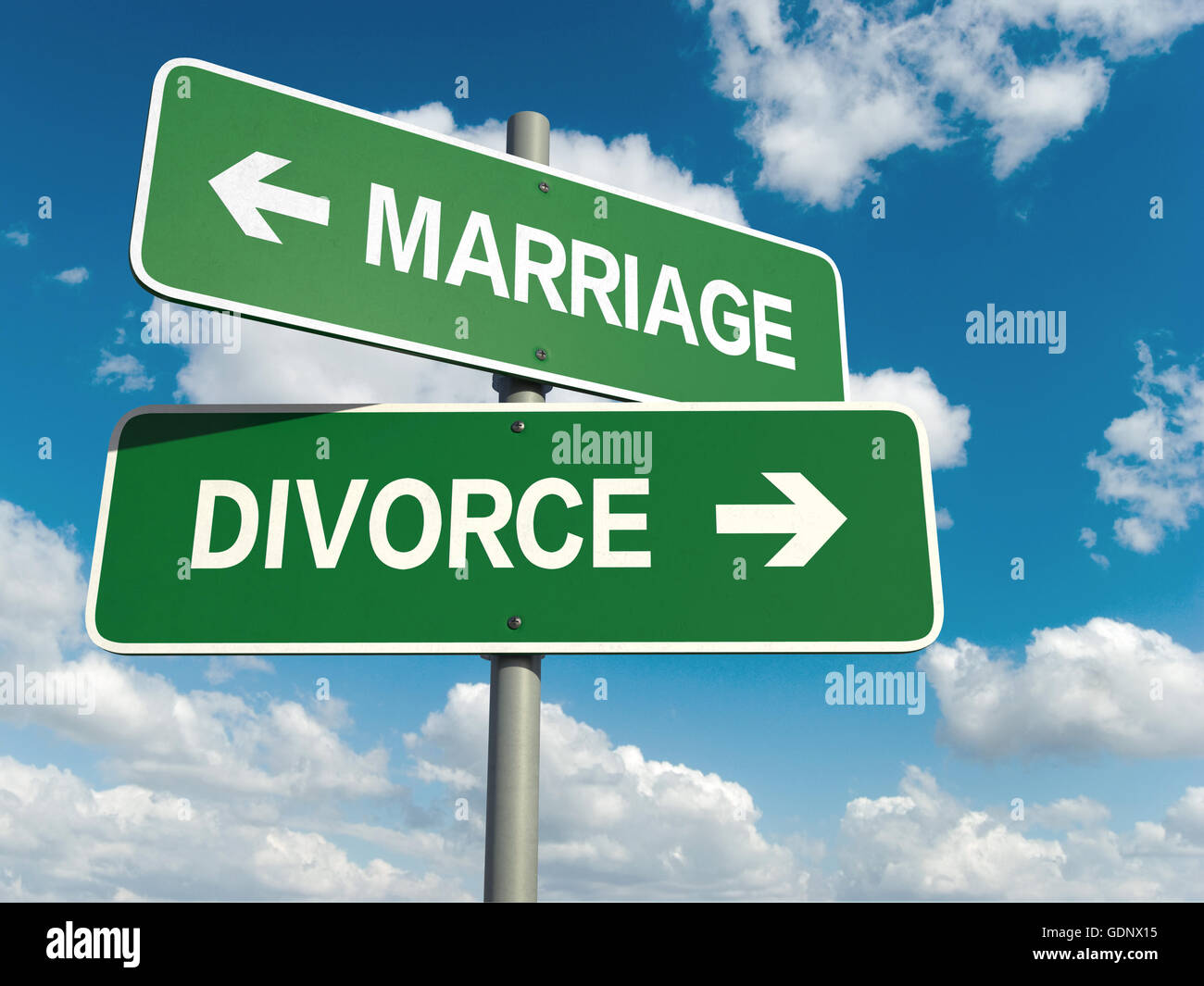 Divorced sign hi-res stock photography and images - Alamy