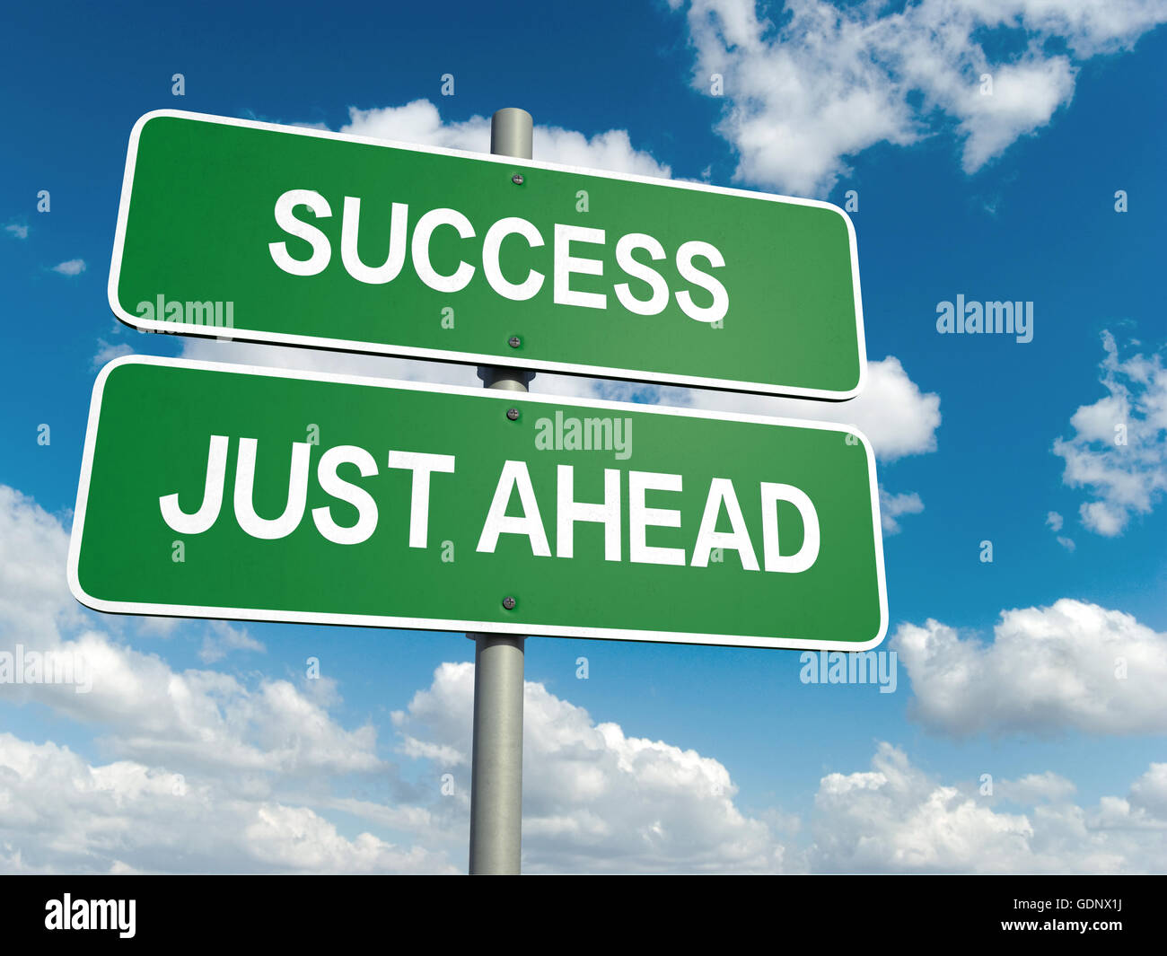 Road To Success Sign