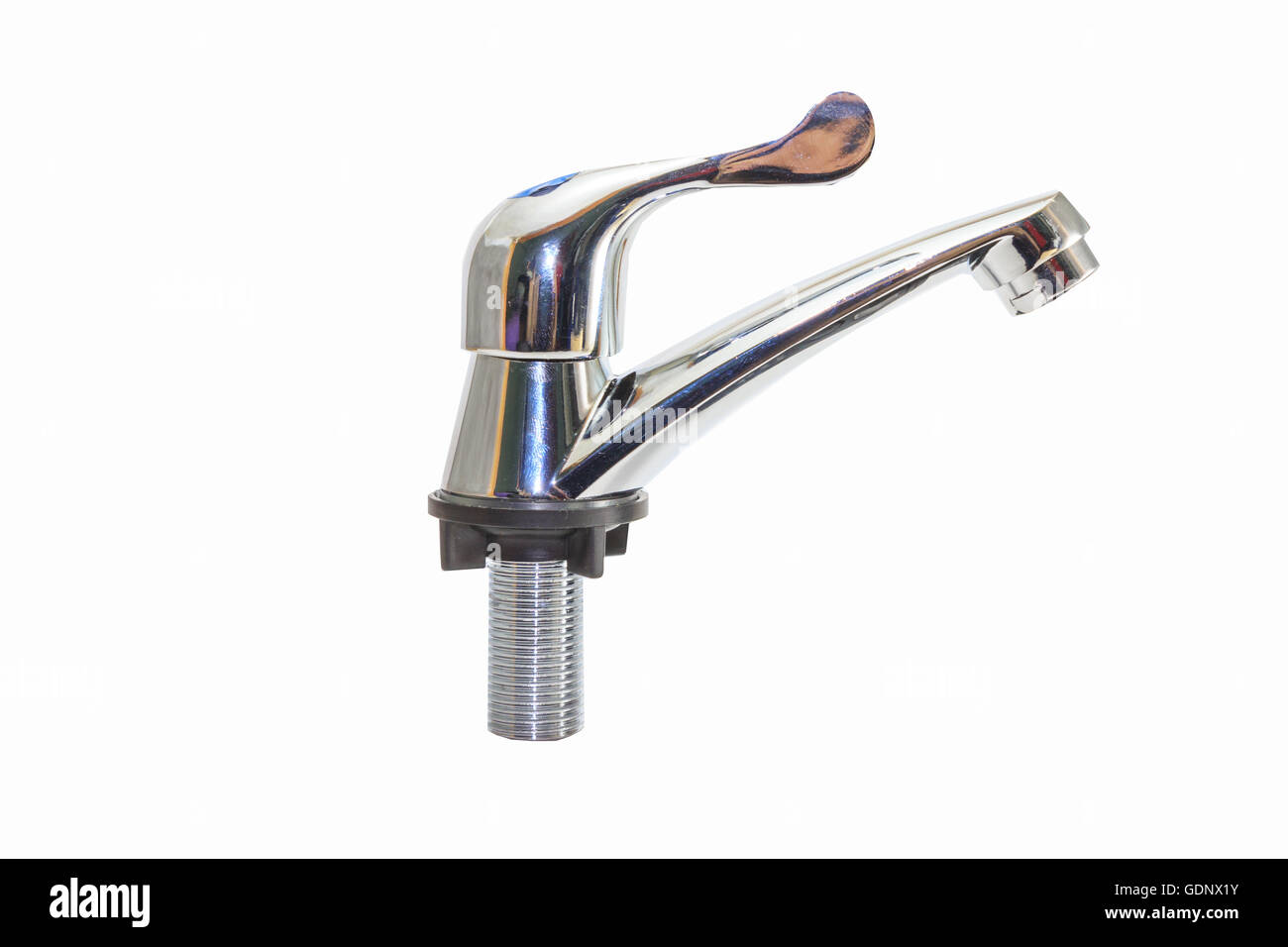 faucet on white background Stock Photo - Alamy