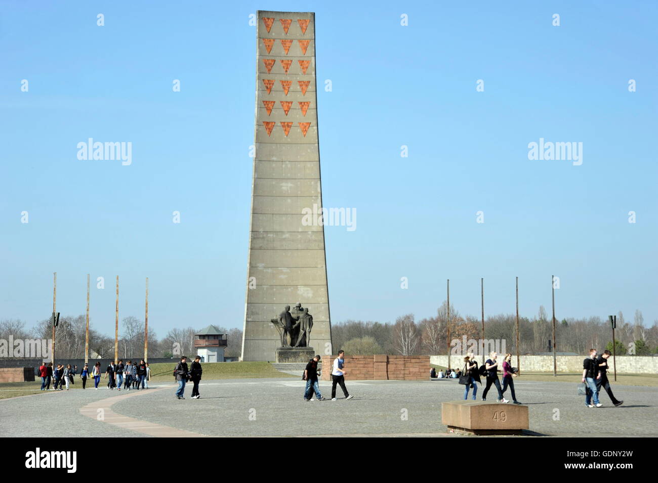 geography, Germany, Brandenburg, Oranienburg, concentration camp ...