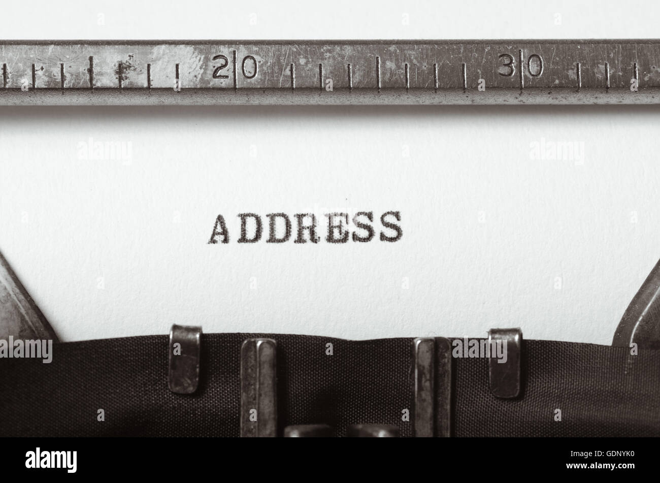 Address machine hi-res stock photography and images - Alamy