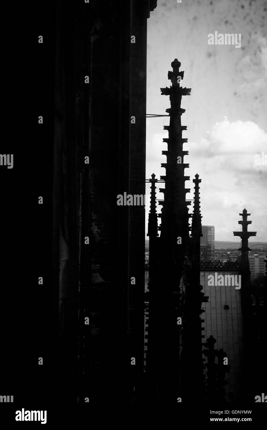 Cathedral spire details in Cologne, Germany Stock Photo - Alamy