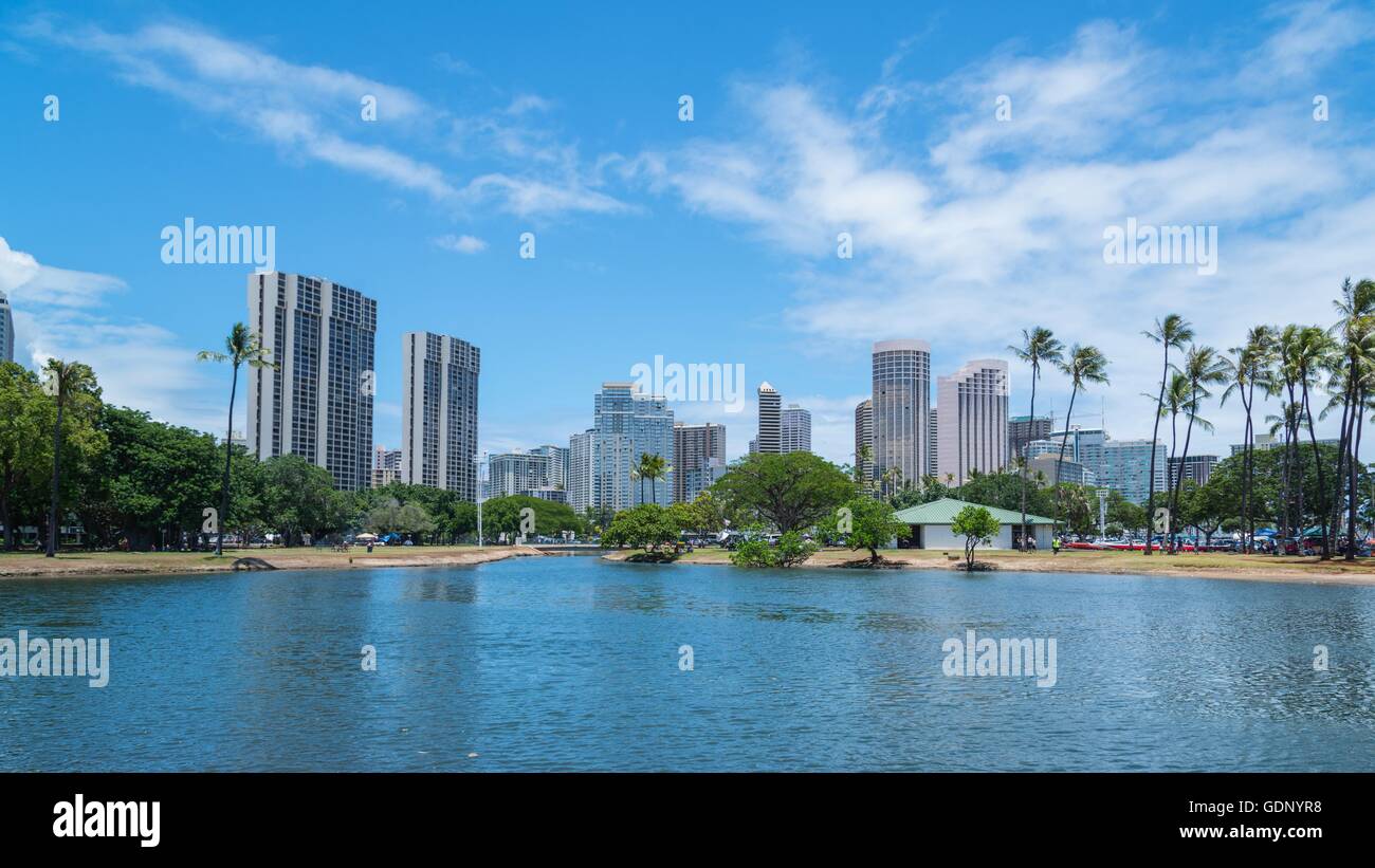 Ala Moana Beach Park, Honolulu, Hawaii Stock Photo - Alamy