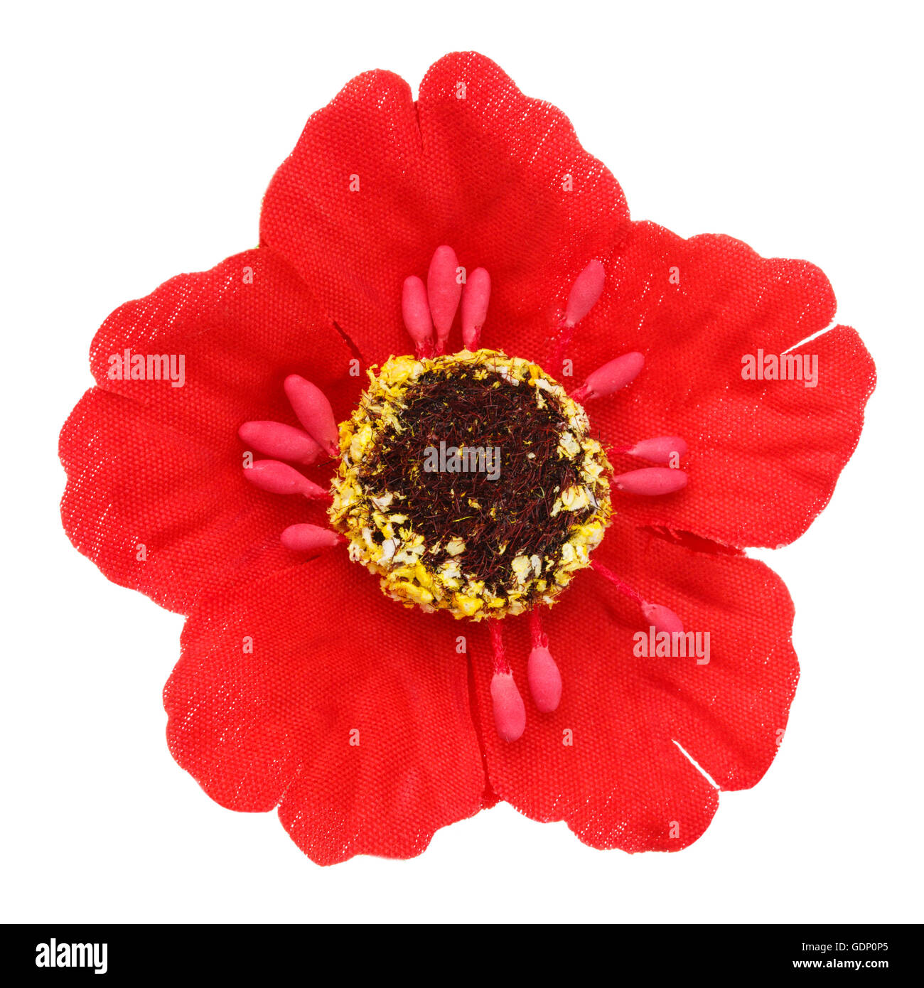Beautiful red artificial flower hi-res stock photography and images - Alamy