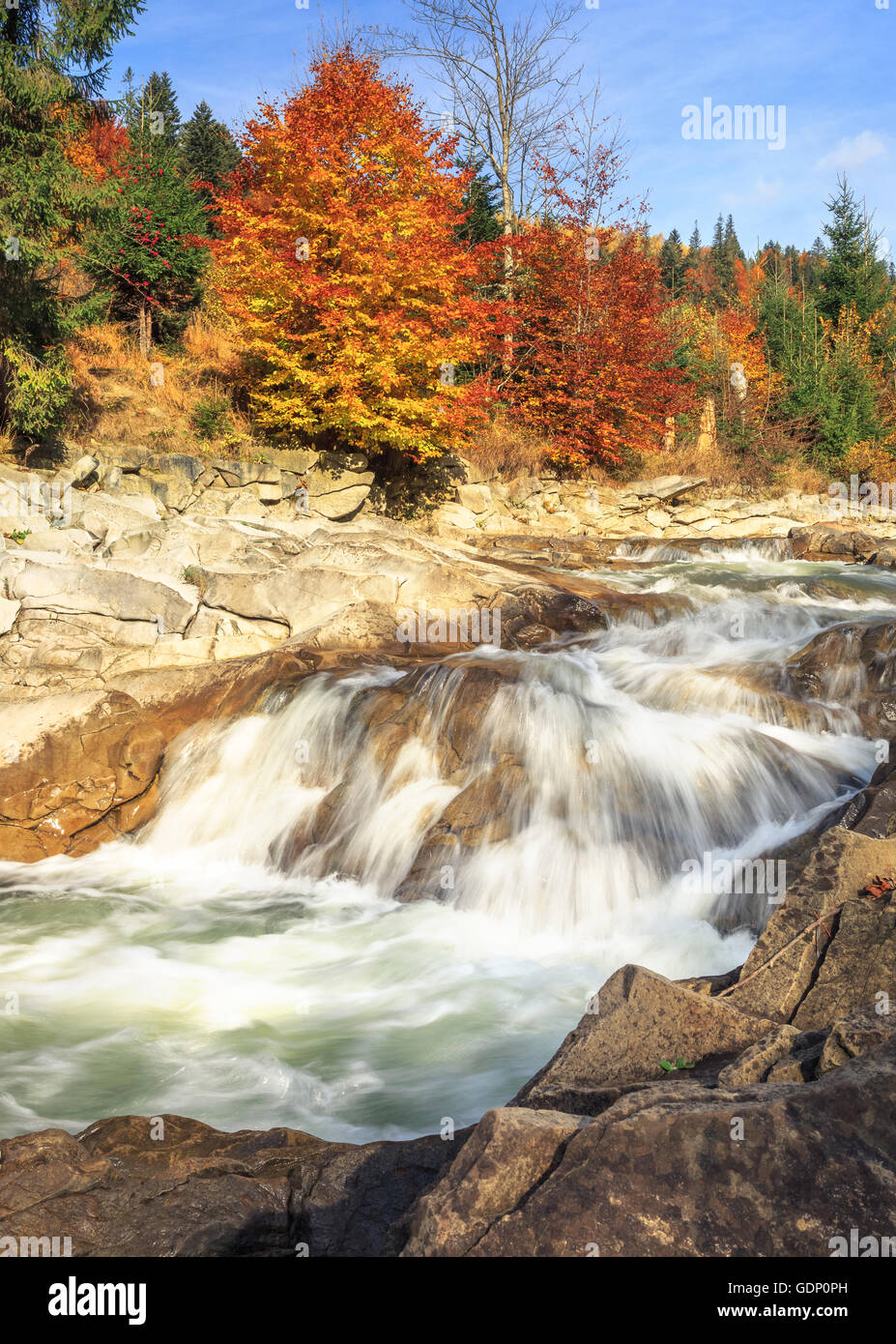 Beautiful fast mountain river in hi-res stock photography and images ...