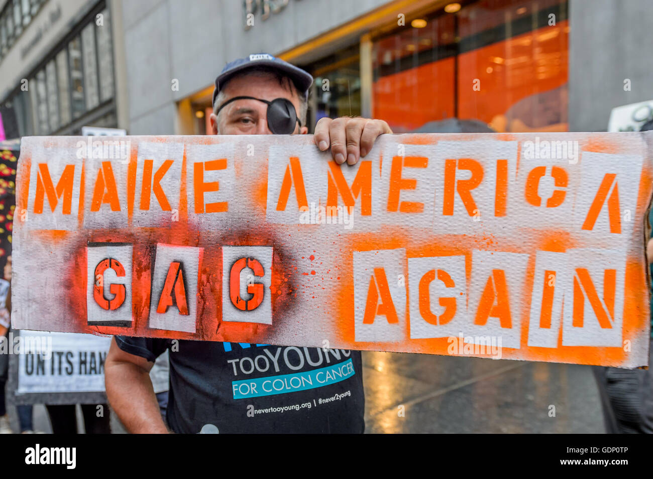 New York, USA. 18th July, 2016. Queer Nation, Gays Against Guns, LGBTQ ...