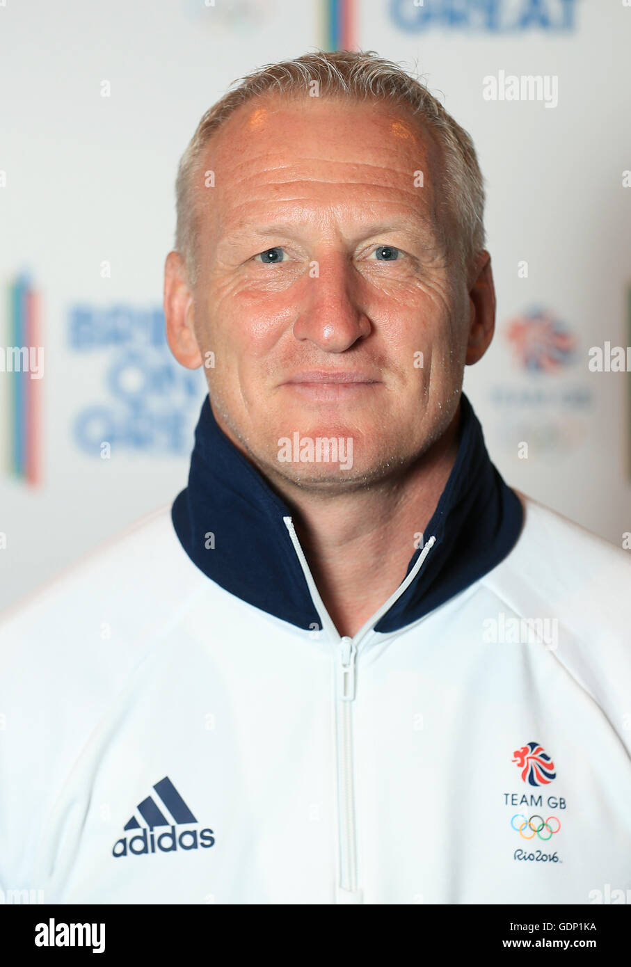 Olympics team gb kitting out the nec hi-res stock photography and ...