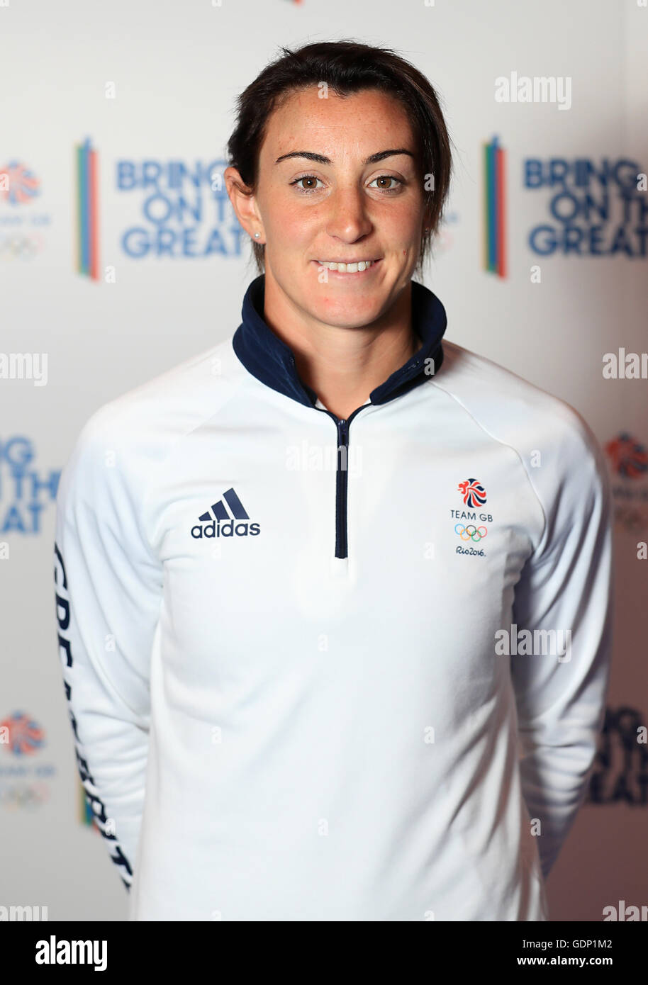 Rugby 7s player Alice Richardson during the Team GB Kitting Out session ...