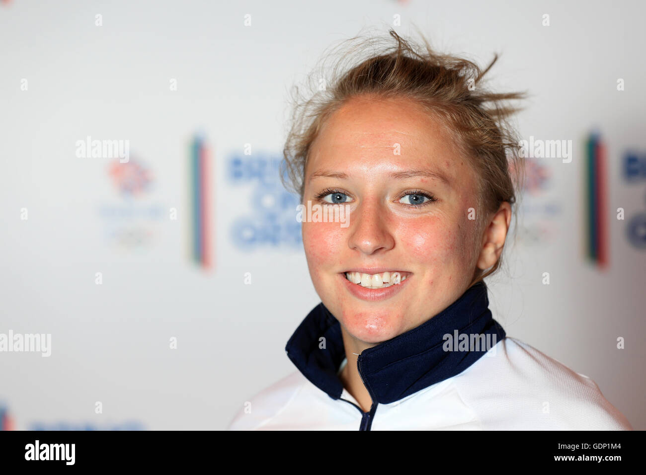 Rugby 7s player Emily Scott during the Team GB Kitting Out session at ...
