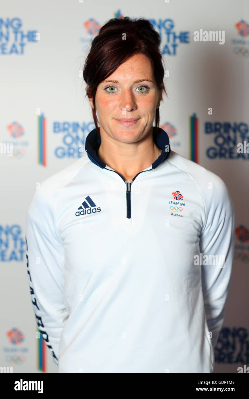 Rugby 7s player Joanne Watmore during the Team GB Kitting Out session ...