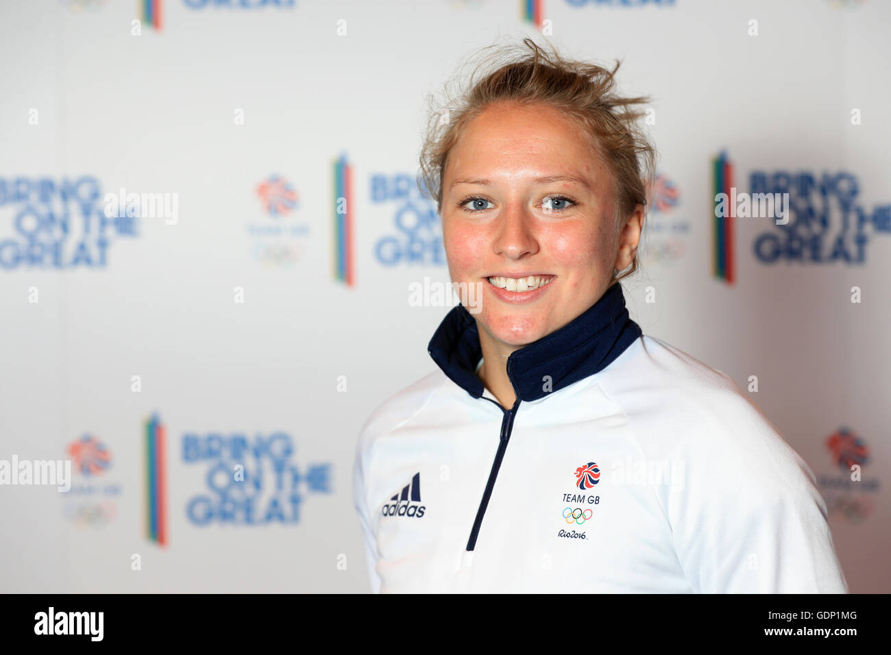 Olympics team gb kitting out the nec hi-res stock photography and ...
