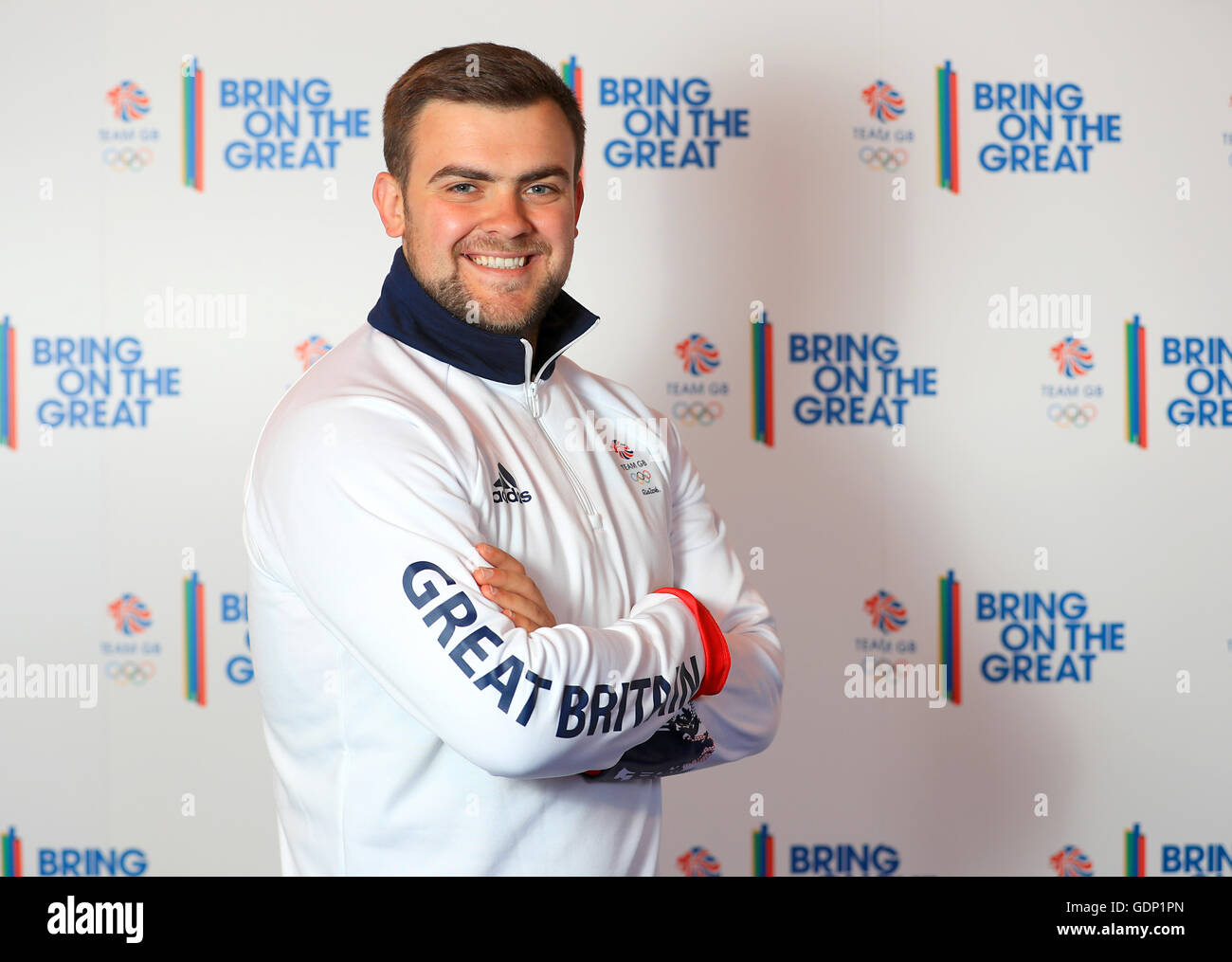 Olympics team gb kitting out the nec hi-res stock photography and ...