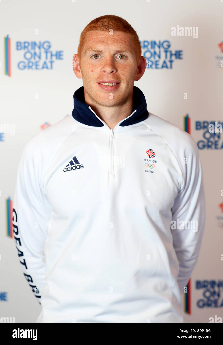 Rugby 7s player James Rodwell during the Team GB Kitting Out session at ...