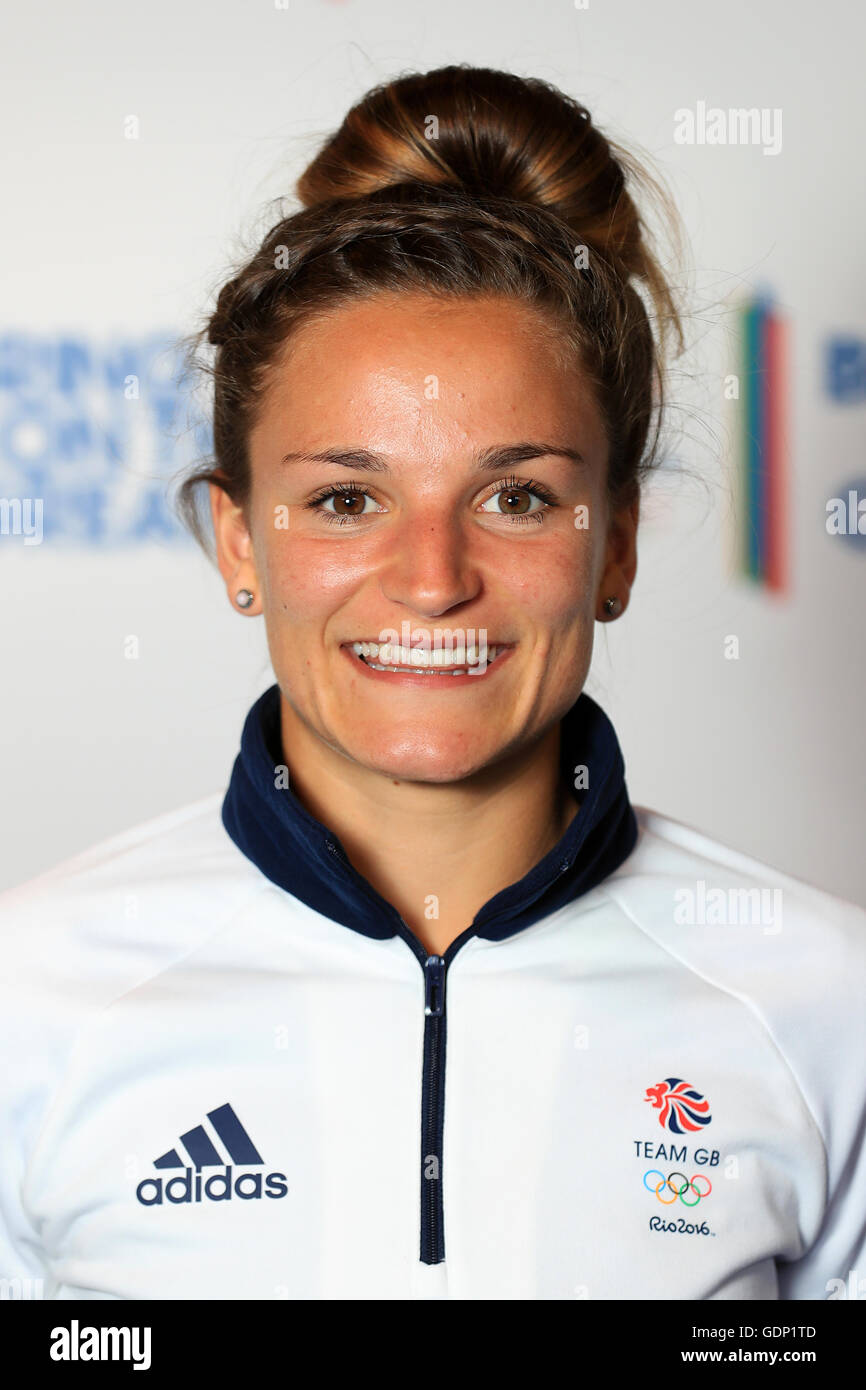 Rugby 7s player Abbie Brown during the Team GB Kitting Out session at ...