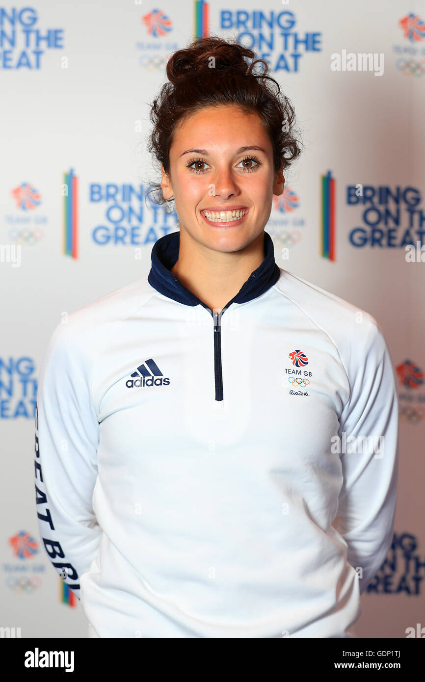 Rugby 7s player Jasmine Joyce during the Team GB Kitting Out session at ...