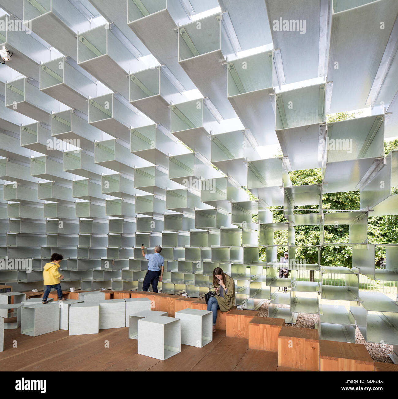 Interior view of the pavilion. Serpentine Pavilion 2016, Kensington ...