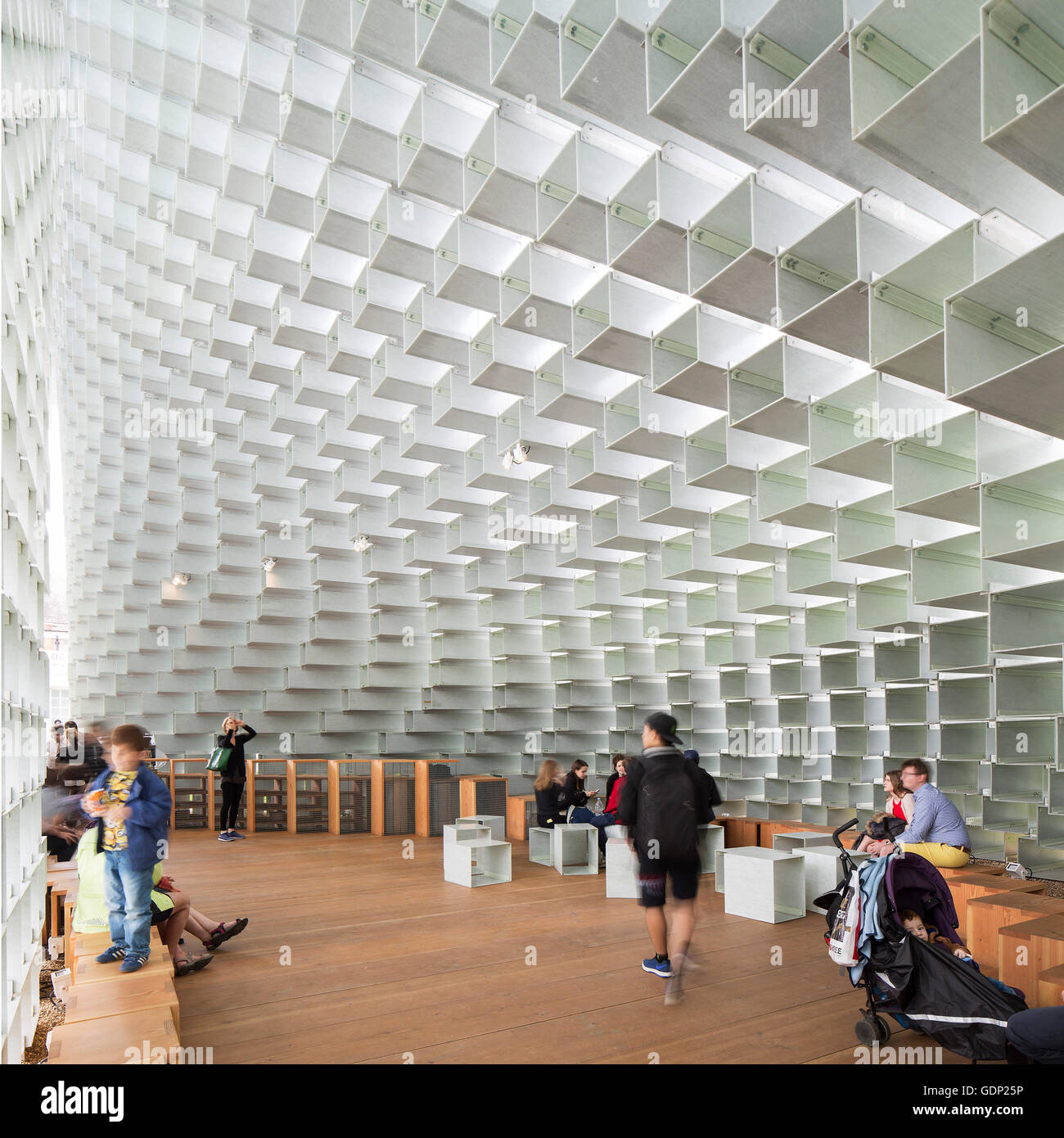 Interior view of the pavilion. Serpentine Pavilion 2016, Kensington ...