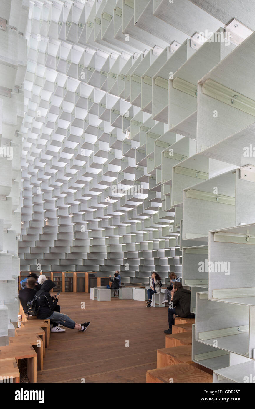 Interior view of the pavilion. Serpentine Pavilion 2016, Kensington ...