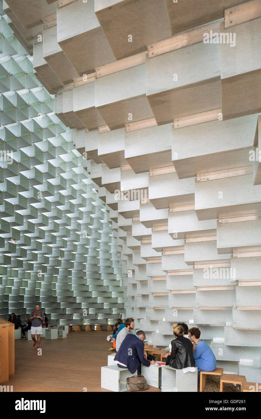 Interior view of the pavilion. Serpentine Pavilion 2016, Kensington ...
