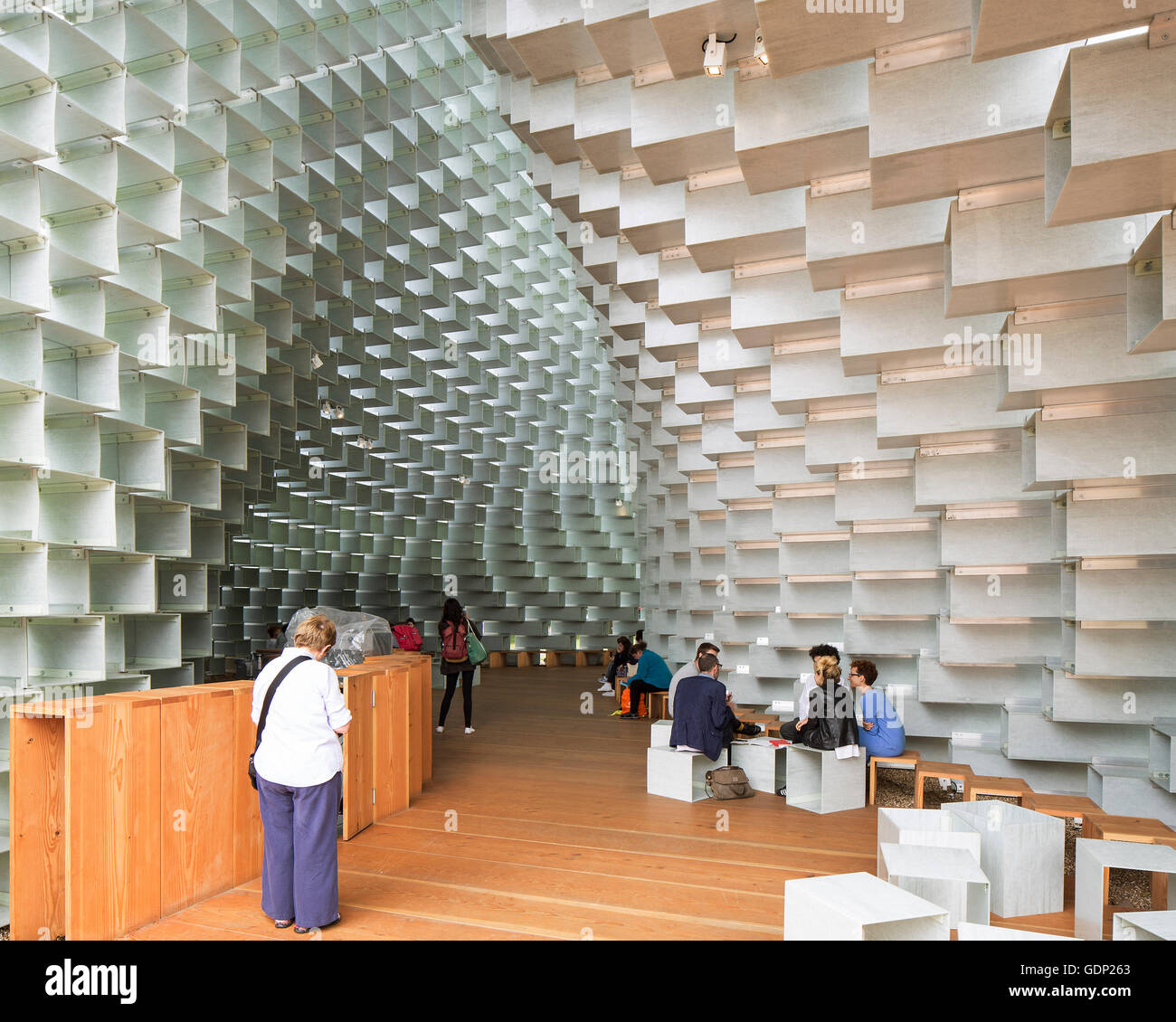 Interior view of the pavilion. Serpentine Pavilion 2016, Kensington ...