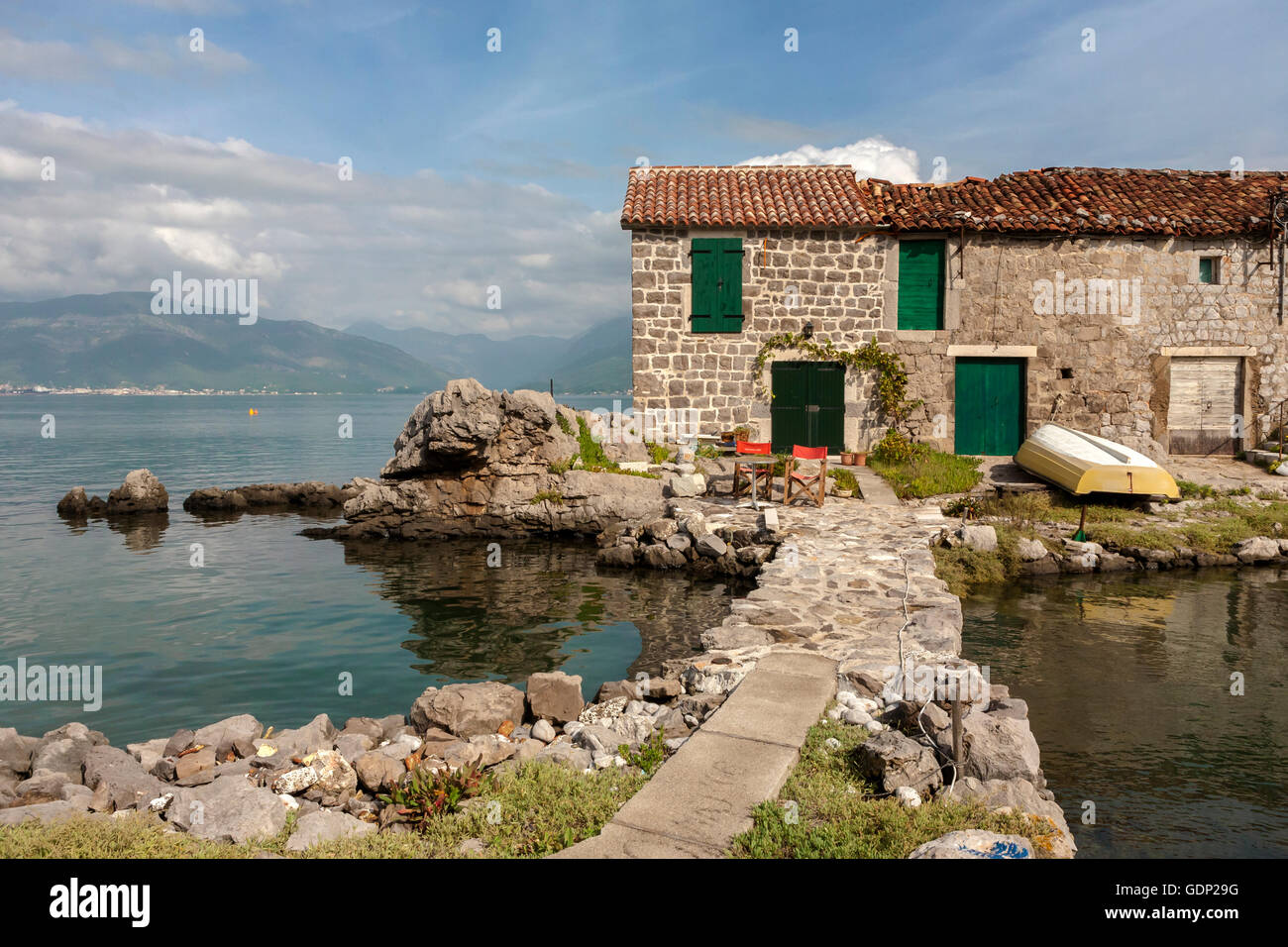 Fisherman's cottage in the beautiful little hamlet of Bjelila, on Boka ...