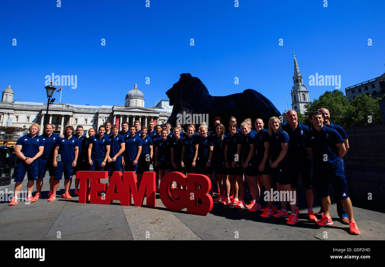 Team GB 's men's and women's Rugby sevens teams during a photo ...