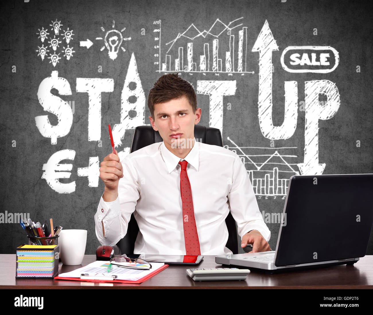 About to start working hi-res stock photography and images - Alamy