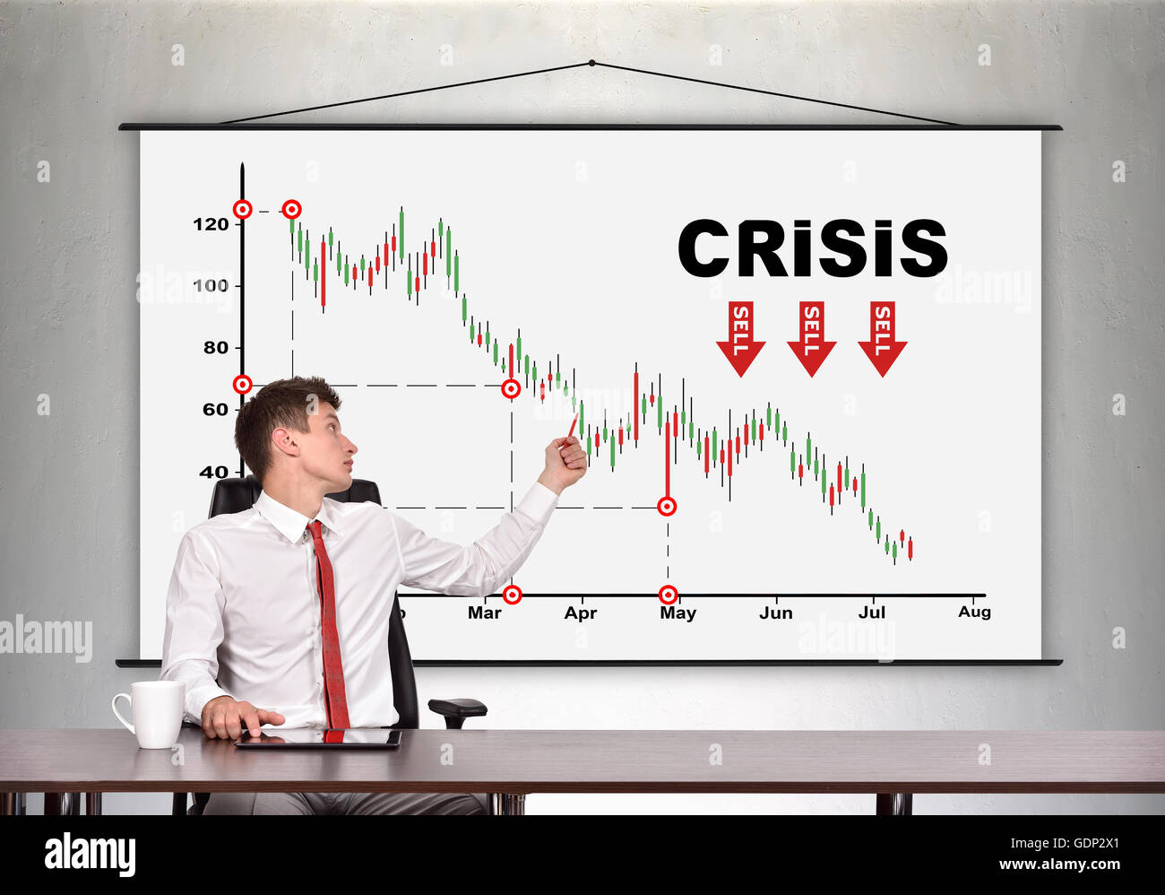 Decreasing chart hi-res stock photography and images - Alamy
