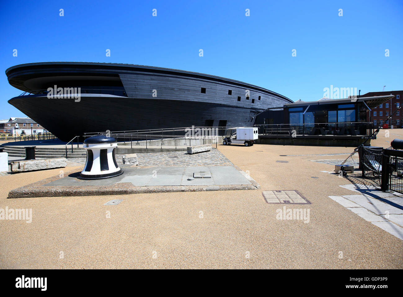 A general view of the Mary Rose Museum, Portsmouth Historic Dockyard ...