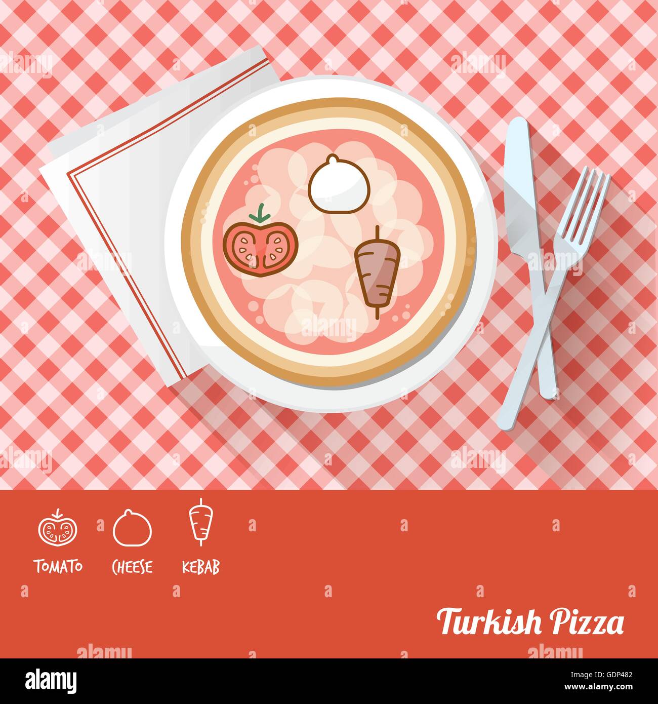 Take away pizza on Stock Vector Images - Alamy