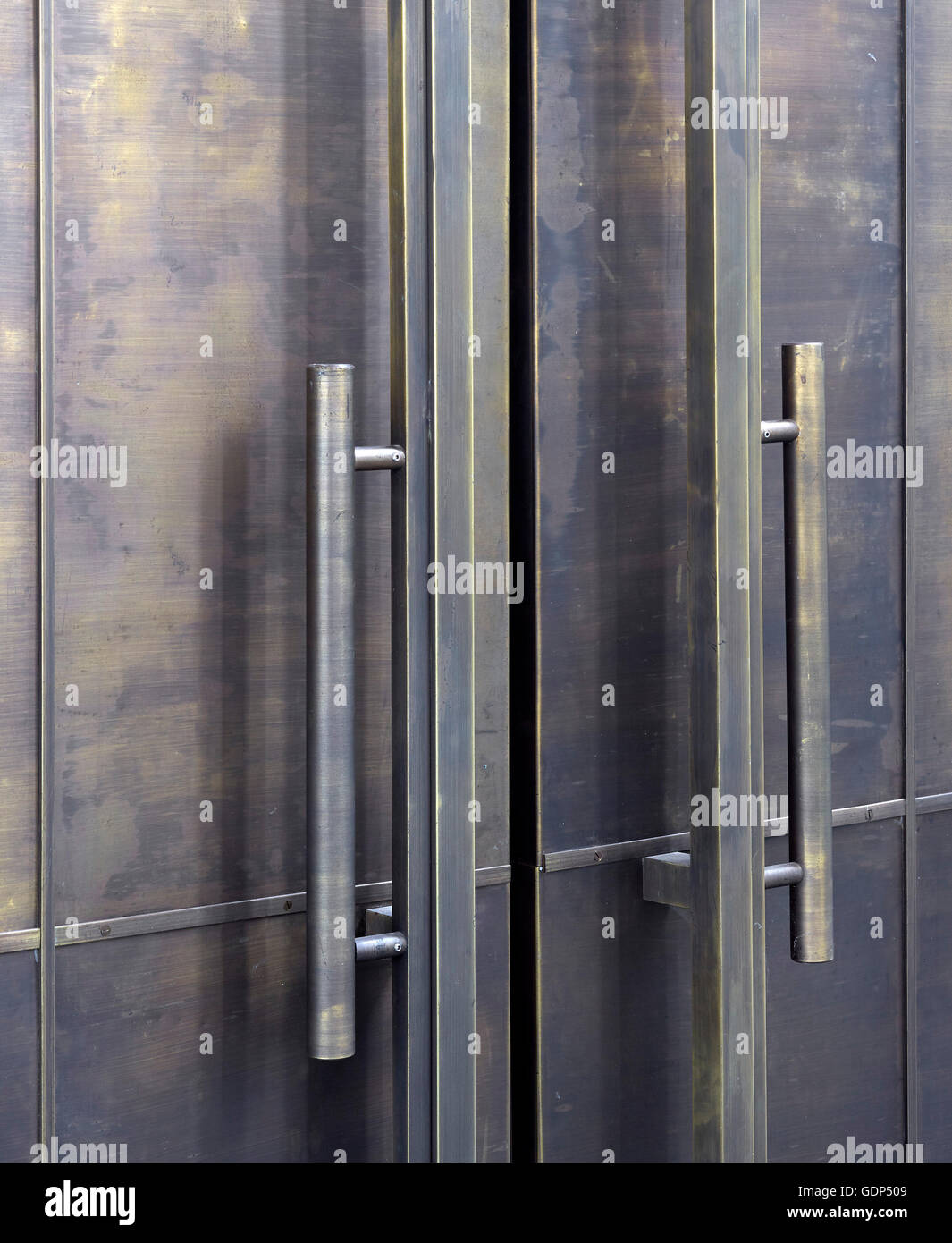 Door handle detail. Imagine Studio at The Trees, Mumbai, India ...