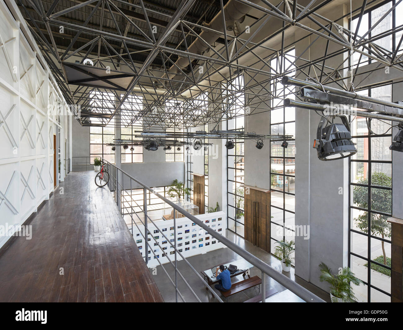 Interior view in sales centre. Imagine Studio at The Trees, Mumbai ...