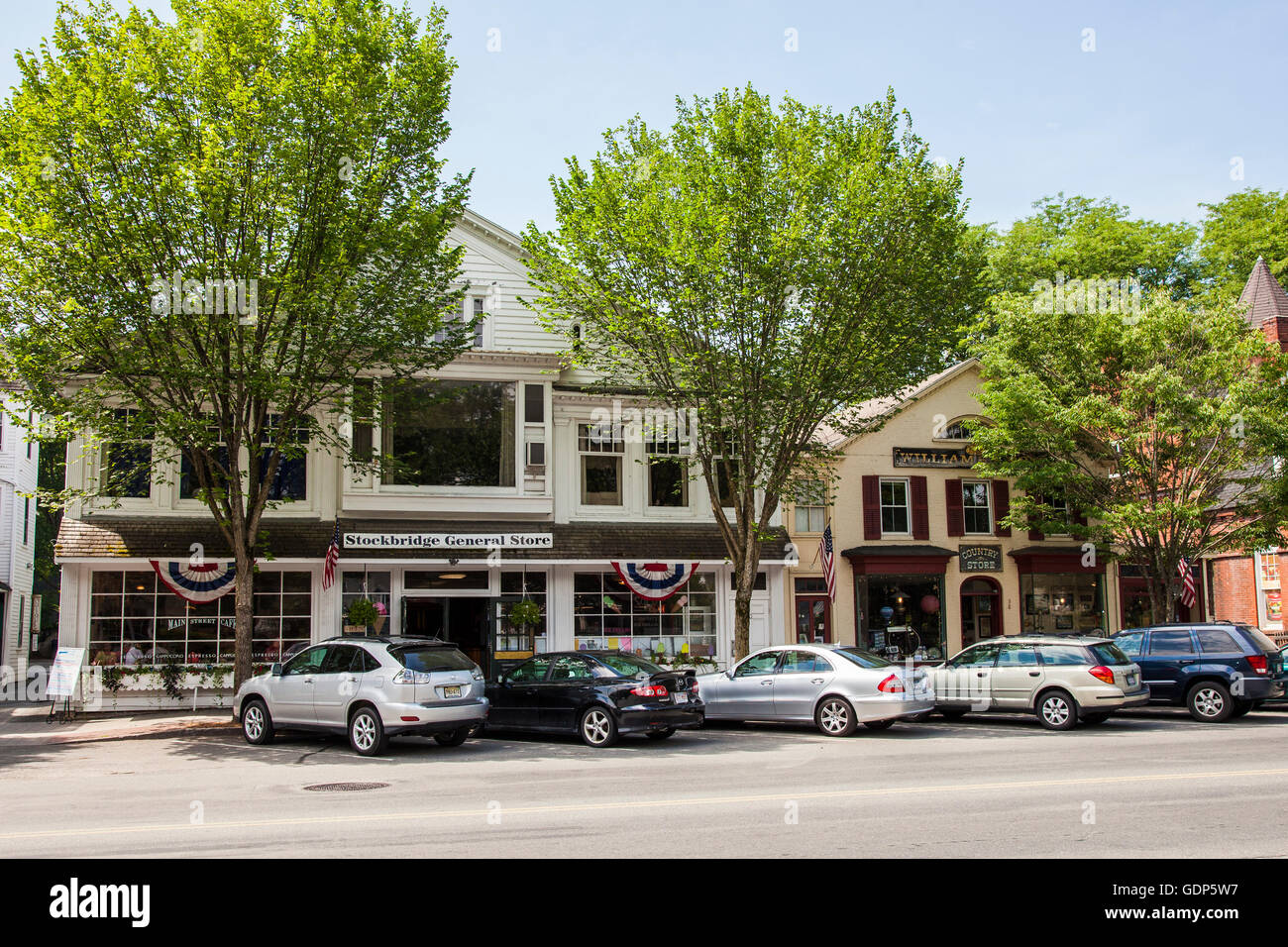 Main Street in Stockbridge, MA Stock Photo - Alamy