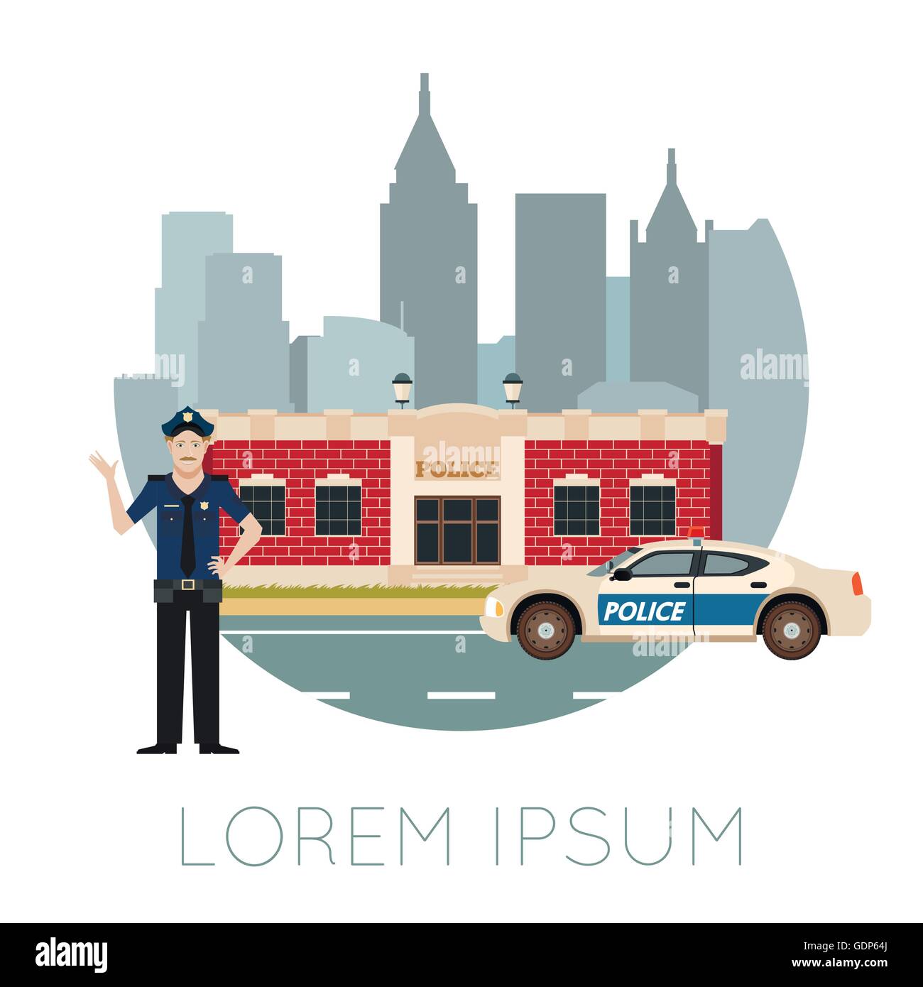 Police department banner10 Stock Vector Image & Art - Alamy